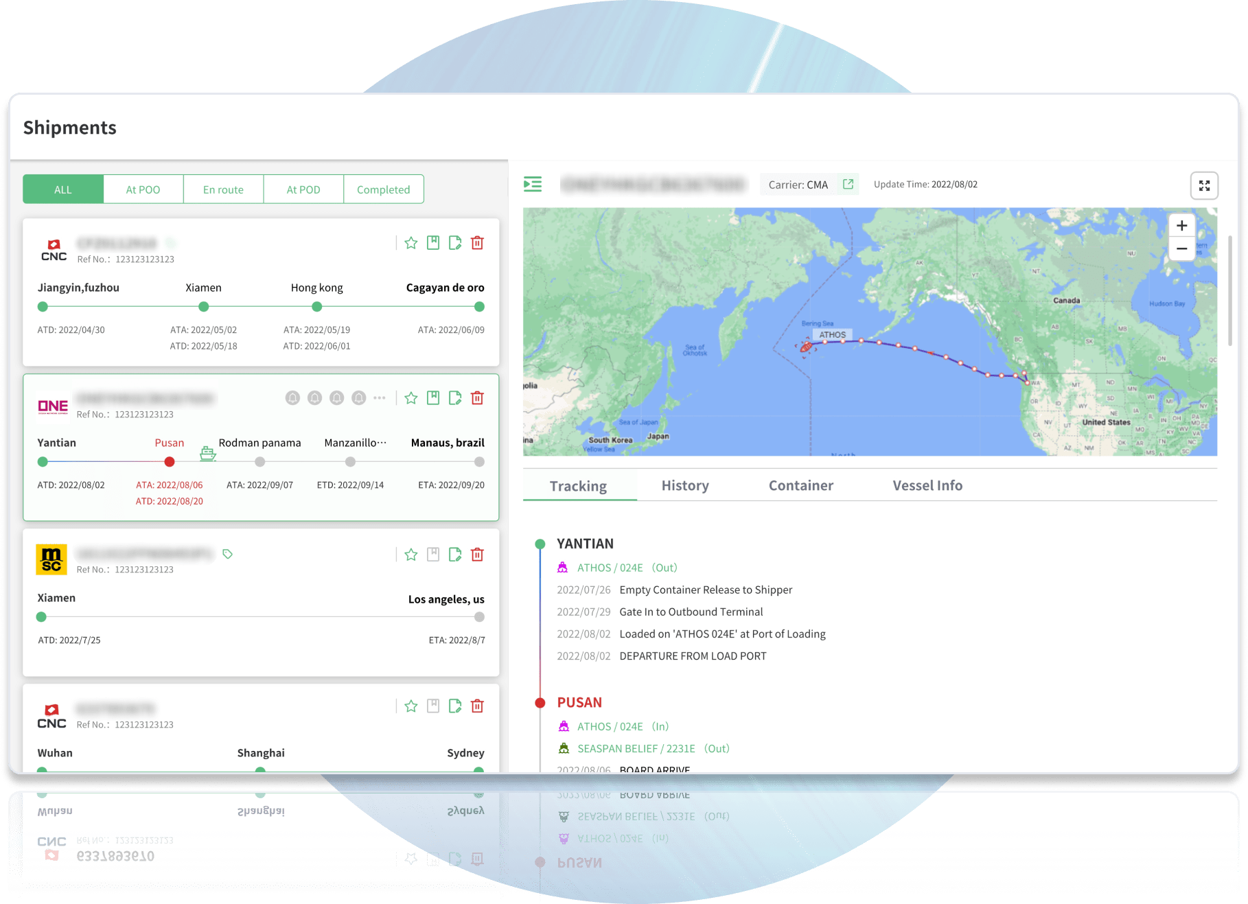 CargoAct - 供应链可视化跟踪平台